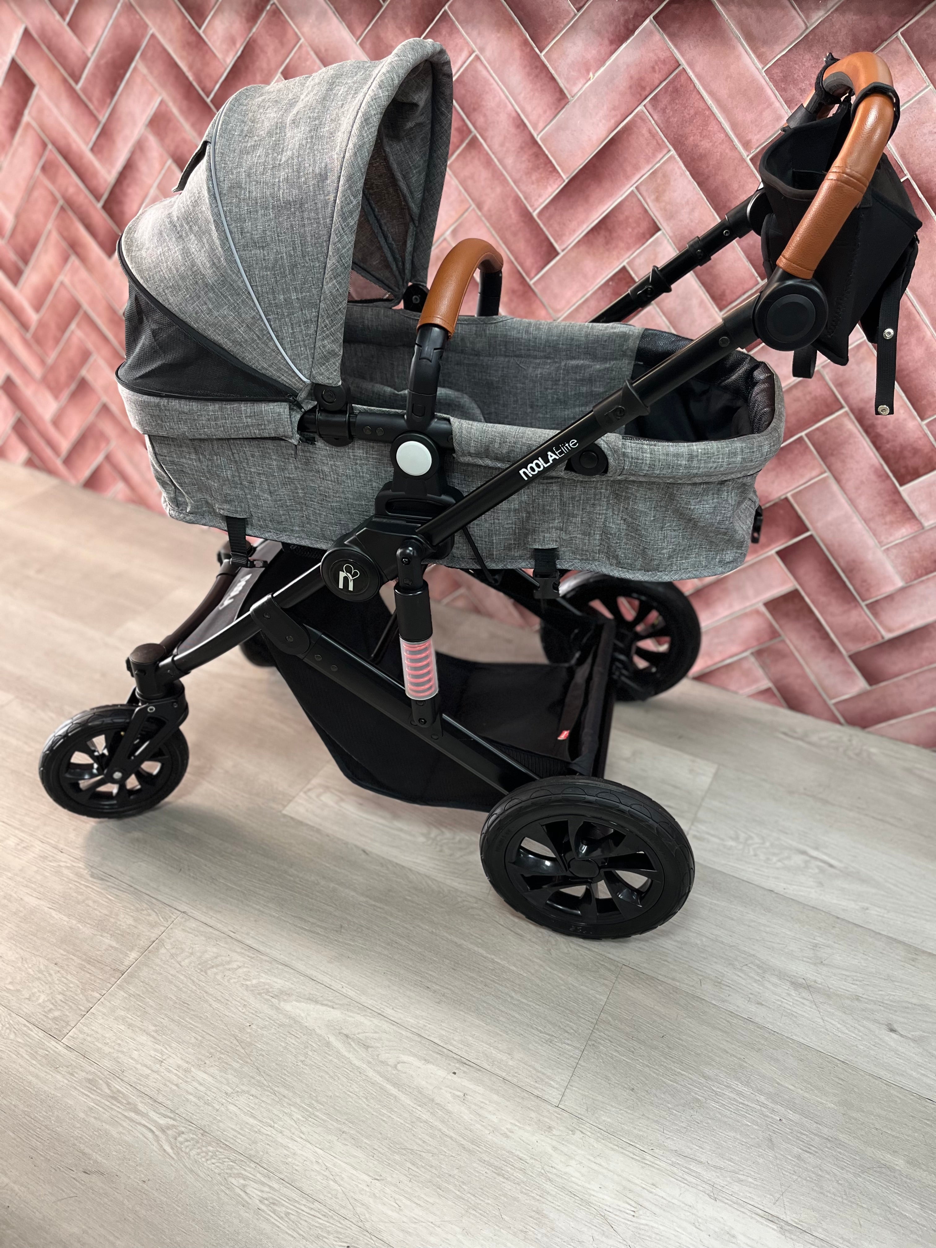 NOOLA Elite 2in1 All-Terrain Stroller & Pram Organiser - Lunar Grey ...